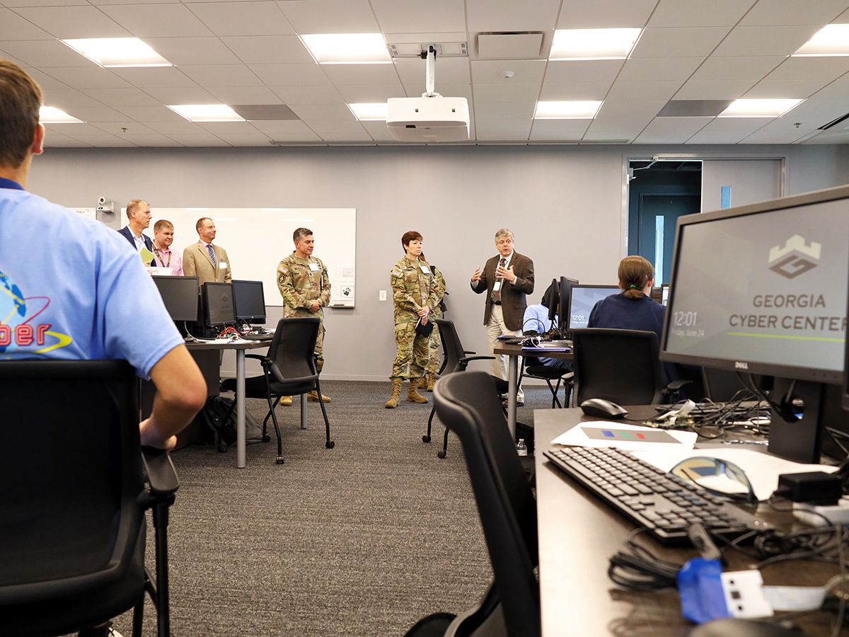 Commanding general of U.S. Army Cyber Command visits Georgia Cyber ...