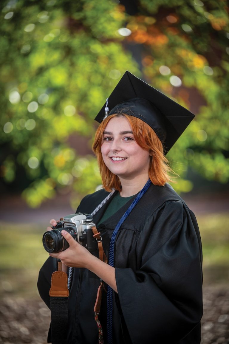 First graduate with Digital and Visual Storytelling degree takes center ...