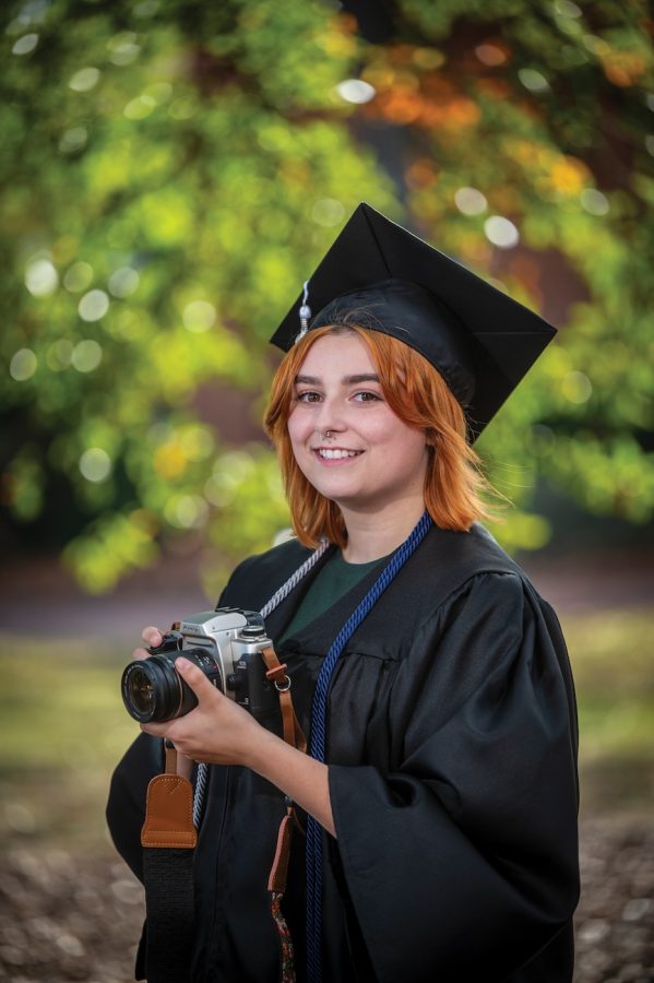 First graduate with Digital and Visual Storytelling degree takes center ...